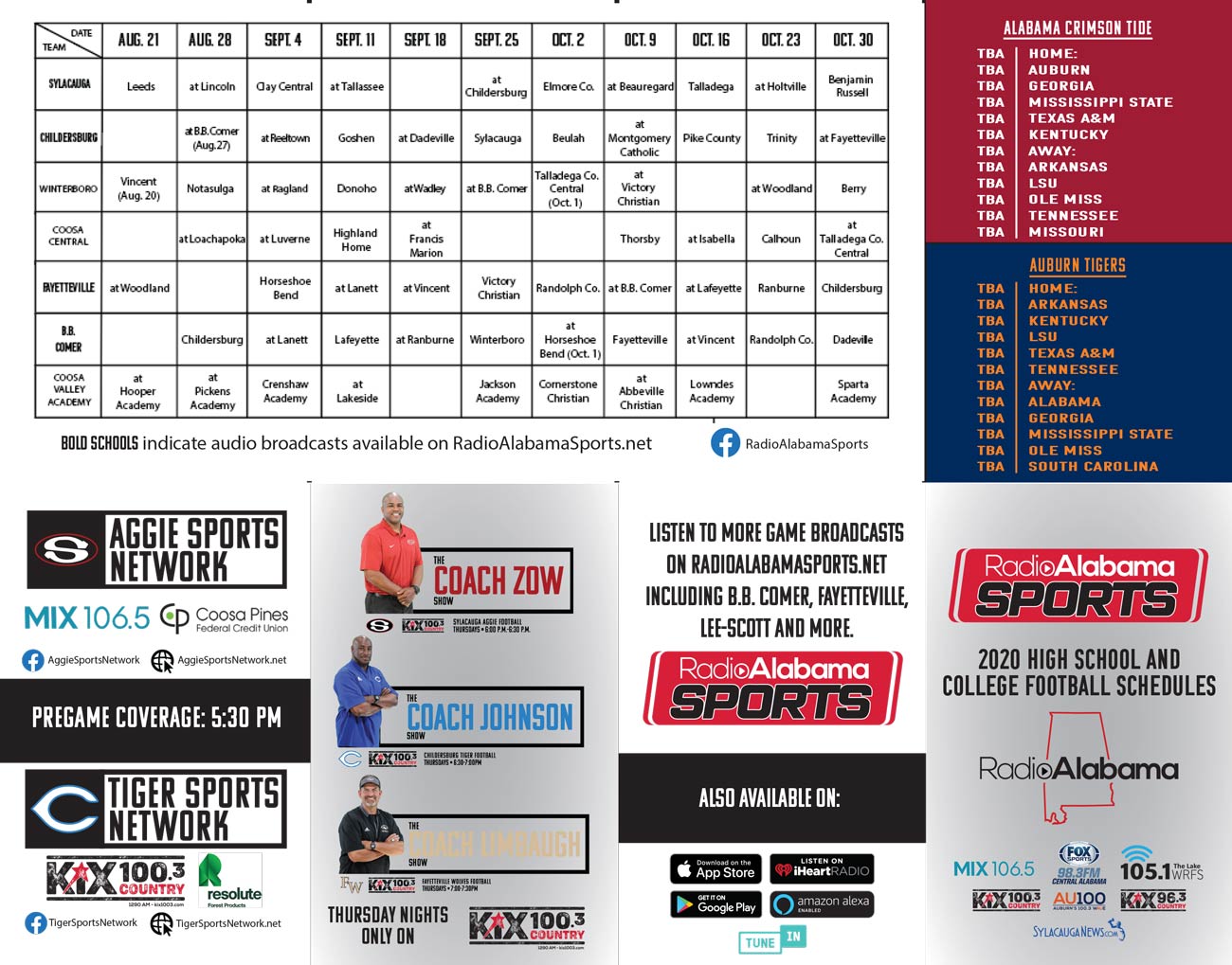 Looking for high school football schedules? We have them here ...